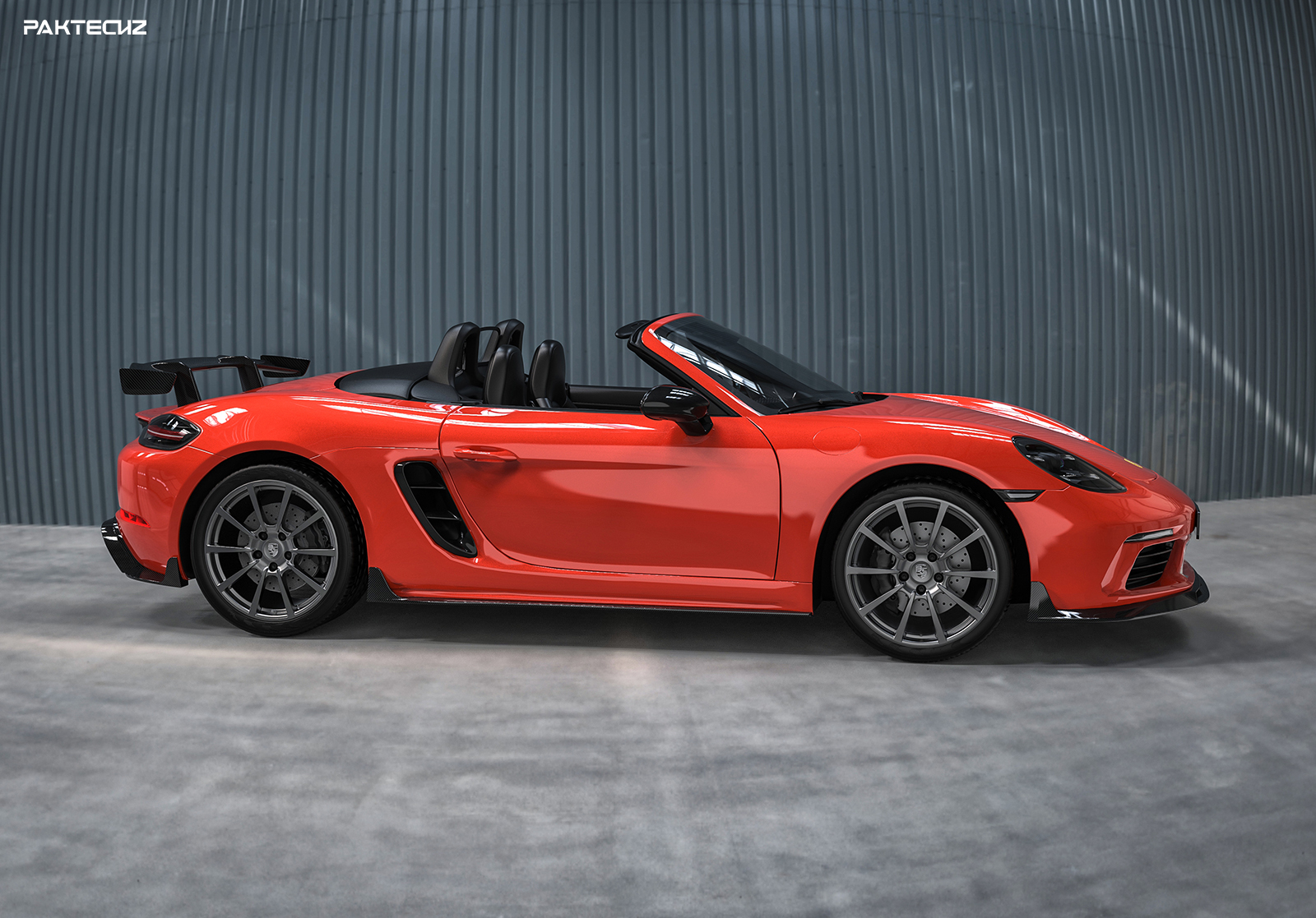 Porsche 718 Paktechz Front Splitter,Porsche 718 Paktechz Aerodynamics Kit