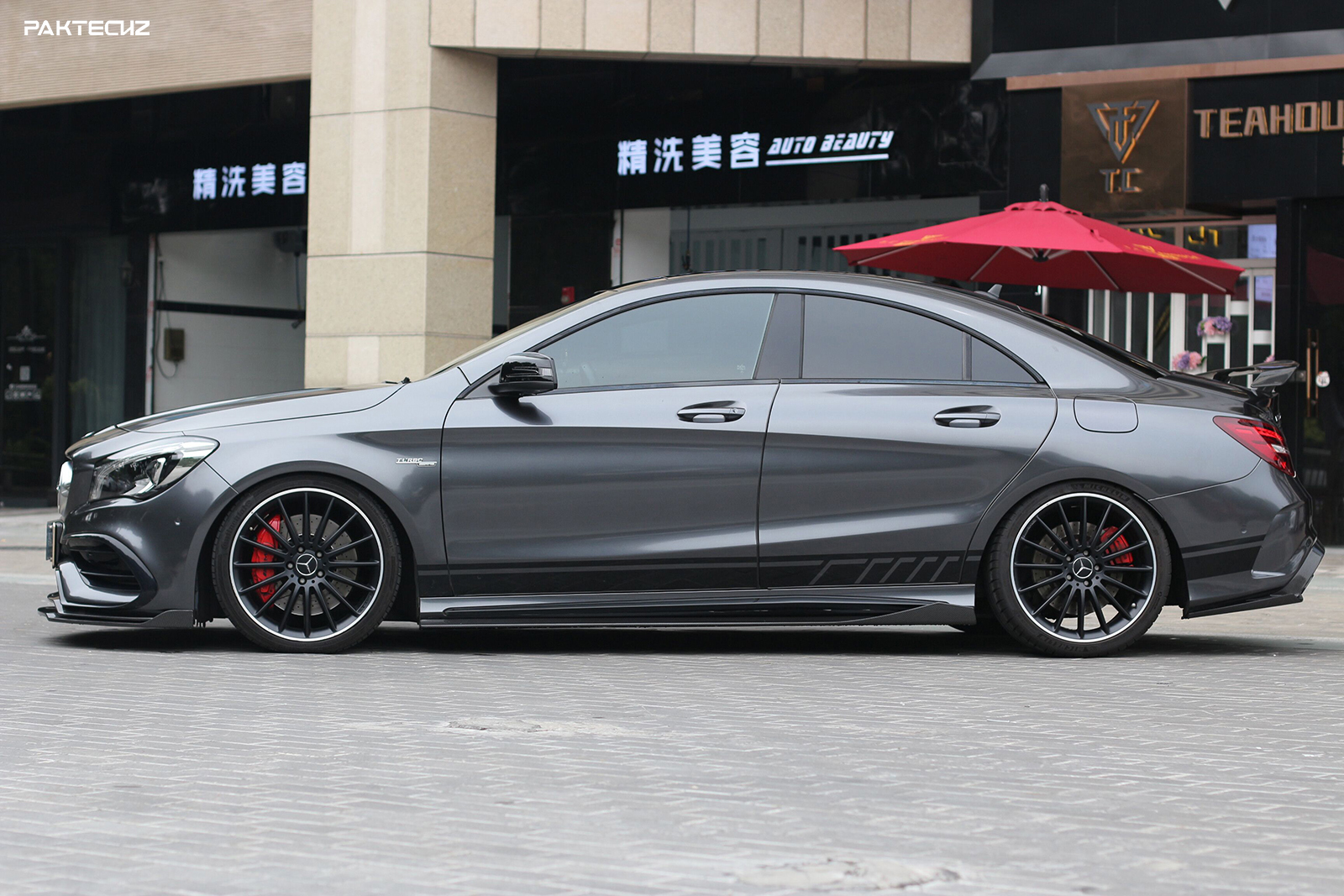 Benz CLA-Class Paktechz Front Splitter,Benz CLA-Class（W117） Paktechz ...
