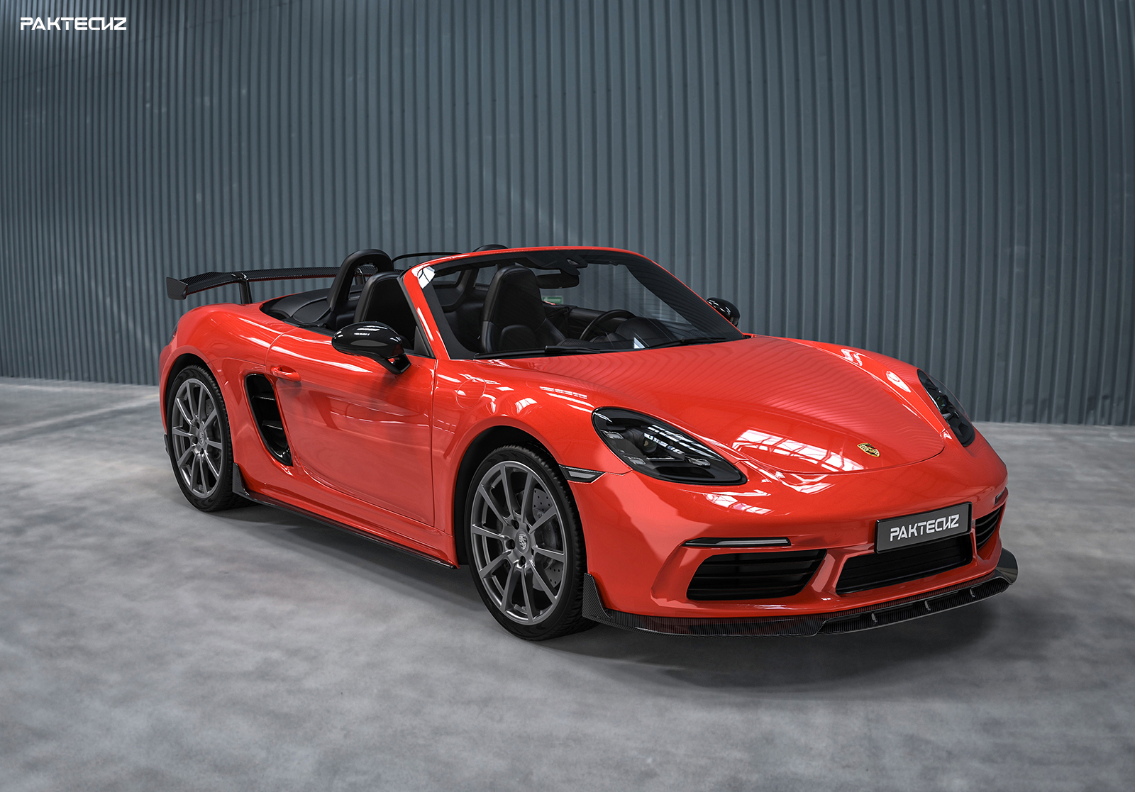 Porsche 718 Paktechz Front Splitter,Porsche 718 Paktechz Aerodynamics Kit