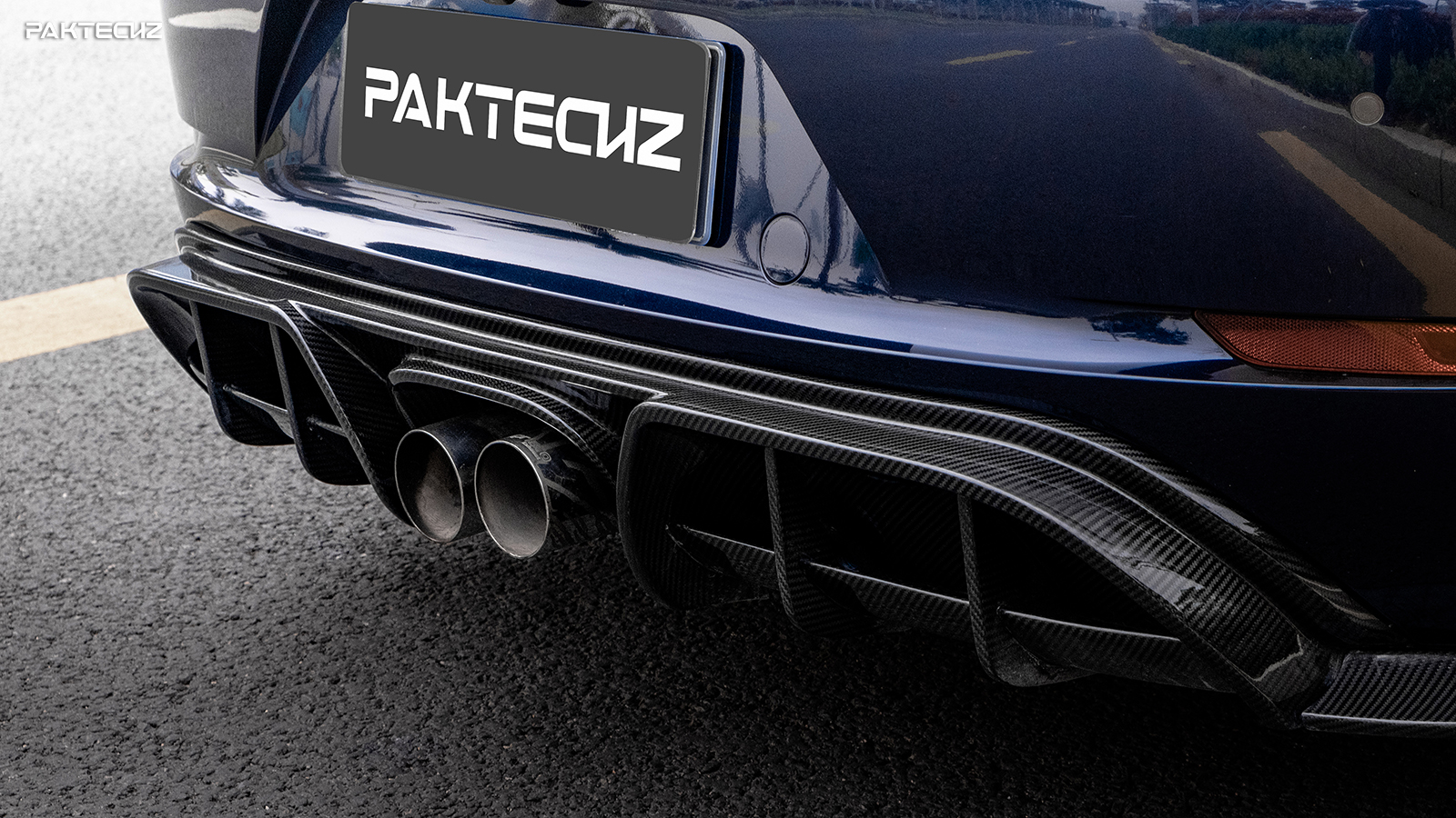 Porsche 718 Paktechz Front Splitter,Porsche 718 Paktechz Aerodynamics Kit