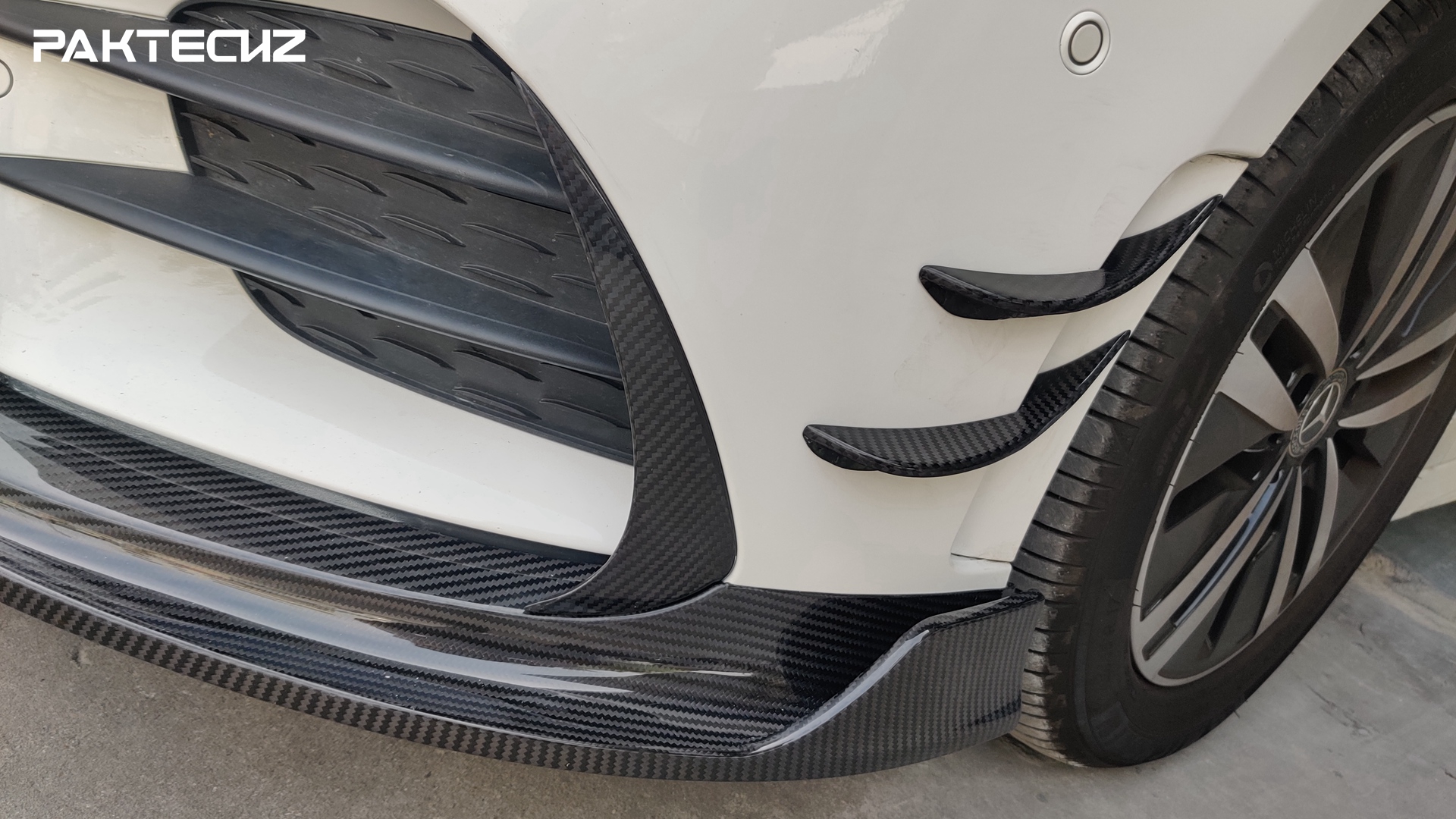 Benz A-Class A250 A260 A35 Paktechz Side Front Canards,A Class W177 (2019)